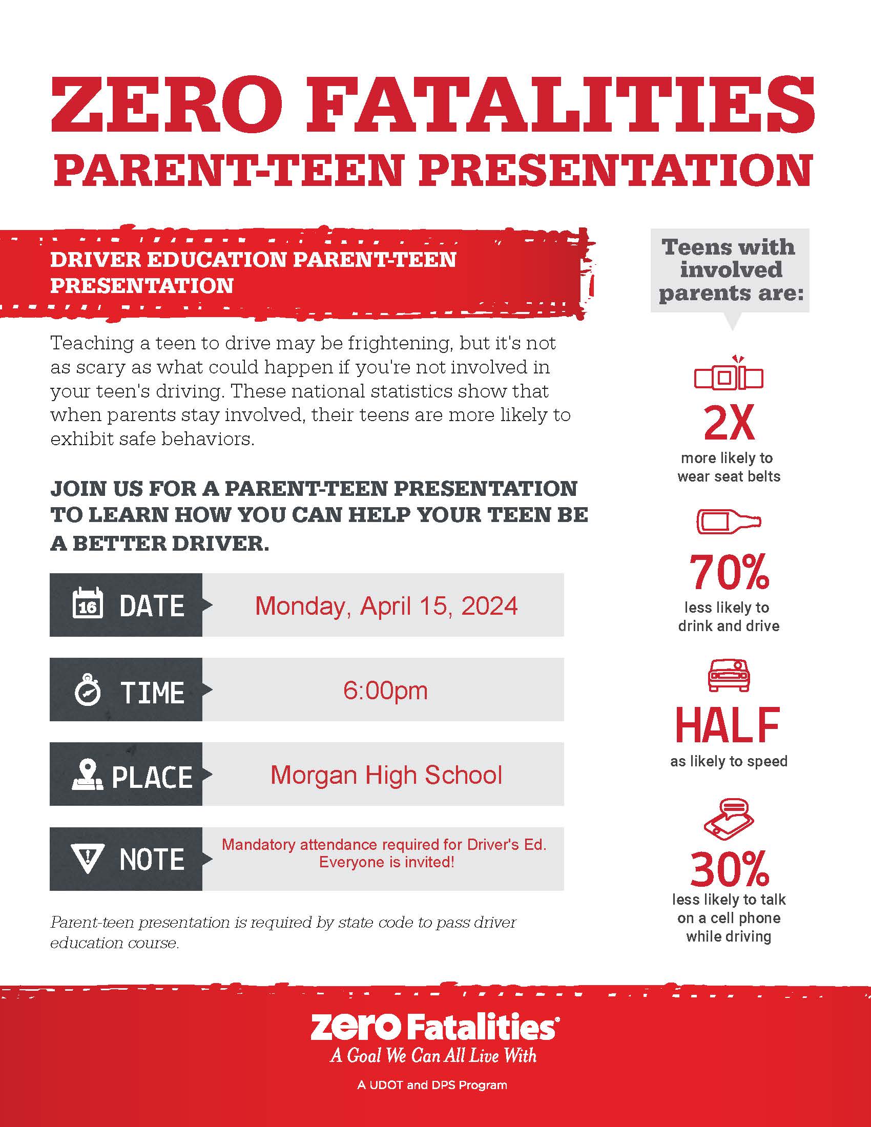 Morgan Zero Fatalities Class | Weber-Morgan Health Department